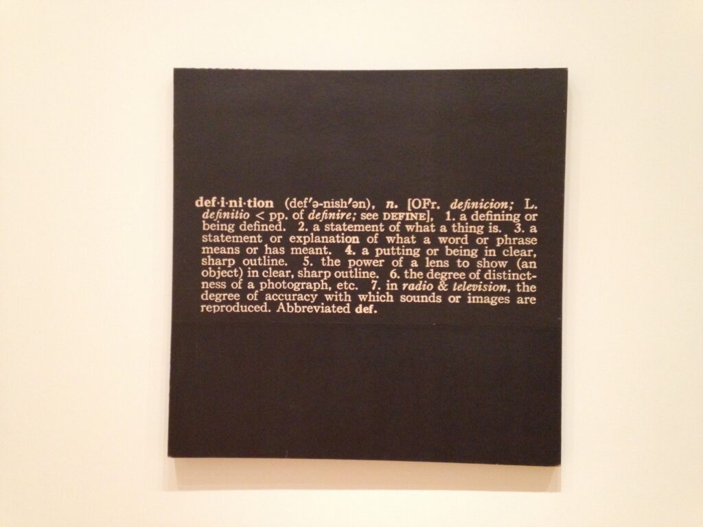 Conceptual Art - Discover One and Three Chairs, 1965